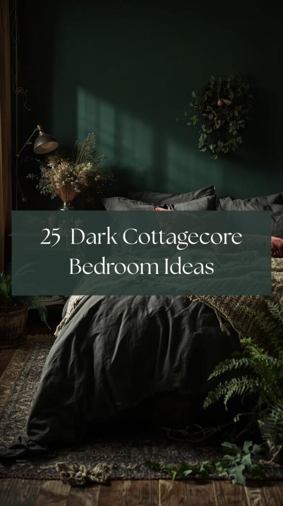 25 Ways to Style a Dark Cottagecore Bedroom You’ll Never Want to Leave ...